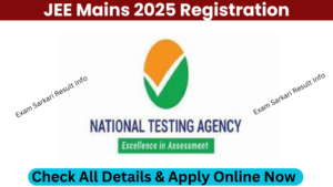 JEE Mains 2025 Registration- Check Eligibility, Syllabus, Exam Date and ...