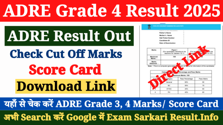 SLRC ADRE Grade 4 Result 2025 Declared at slrcg4.sebaonline.org, Check ...