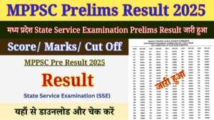 MPPSC Pre Result 2025 Out, Check Marks, Download Scorecard and Cut Off ...